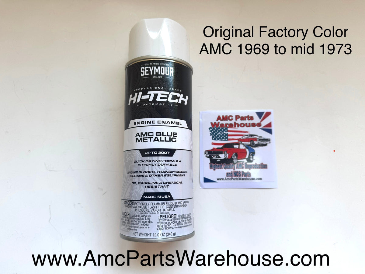 AMC Blue Metallic Engine Paint. Original Factory Color AMC '69 to mid ...