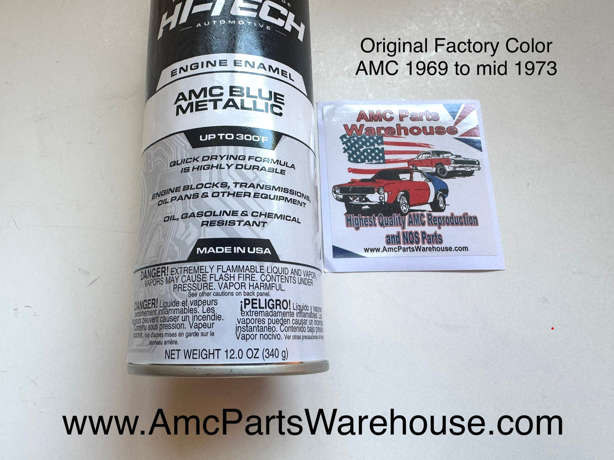 AMC Blue Metallic Engine Paint. Original Factory Color AMC '69 to mid ...