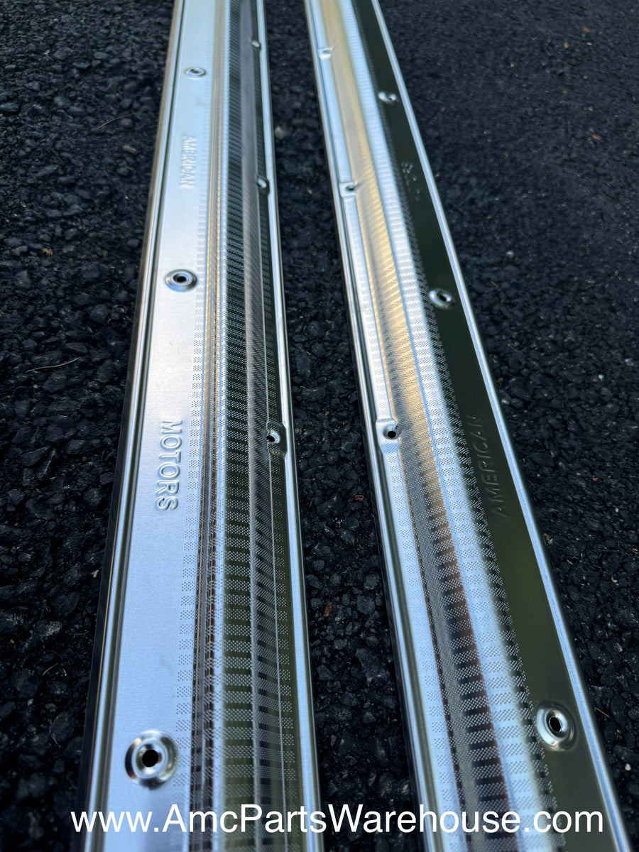 AMC Door Scuff Plate. One side for AMC Javelin, AMX, Rambler American ...