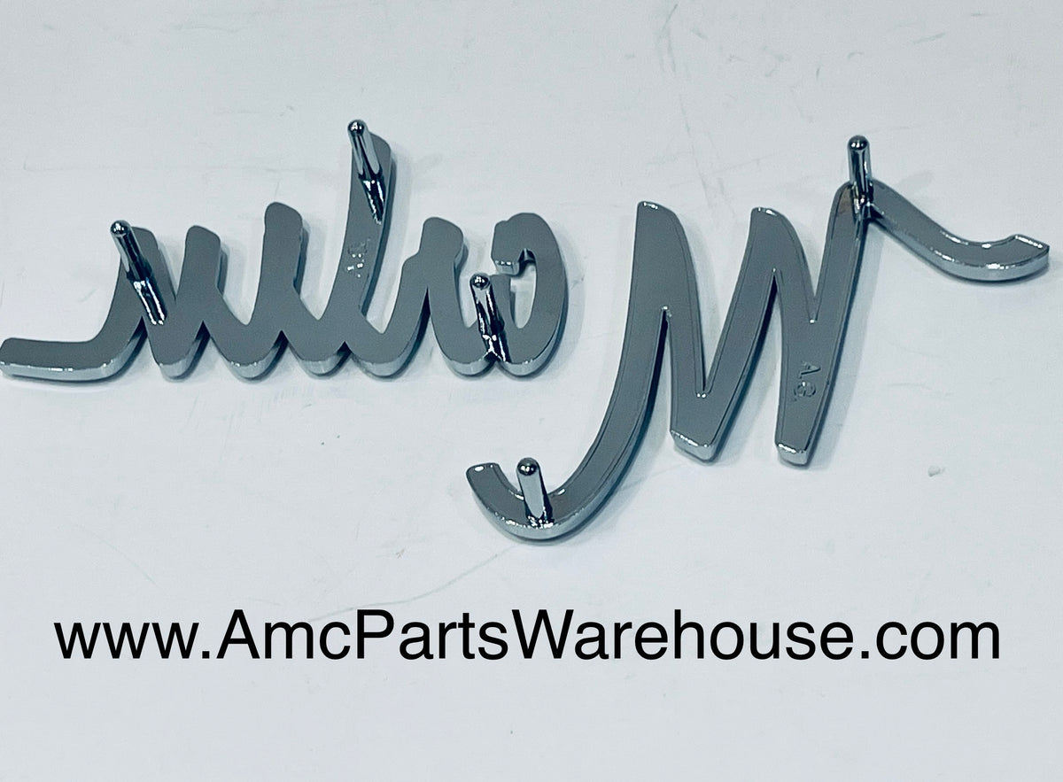 AMC Marlin rear trunk emblem – AMC Parts Warehouse