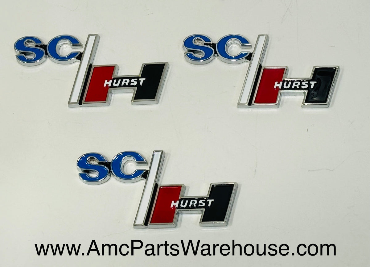 1969 AMC HURST SC RAMBLER SCRAMBLER EMBLEM SET – AMC Parts