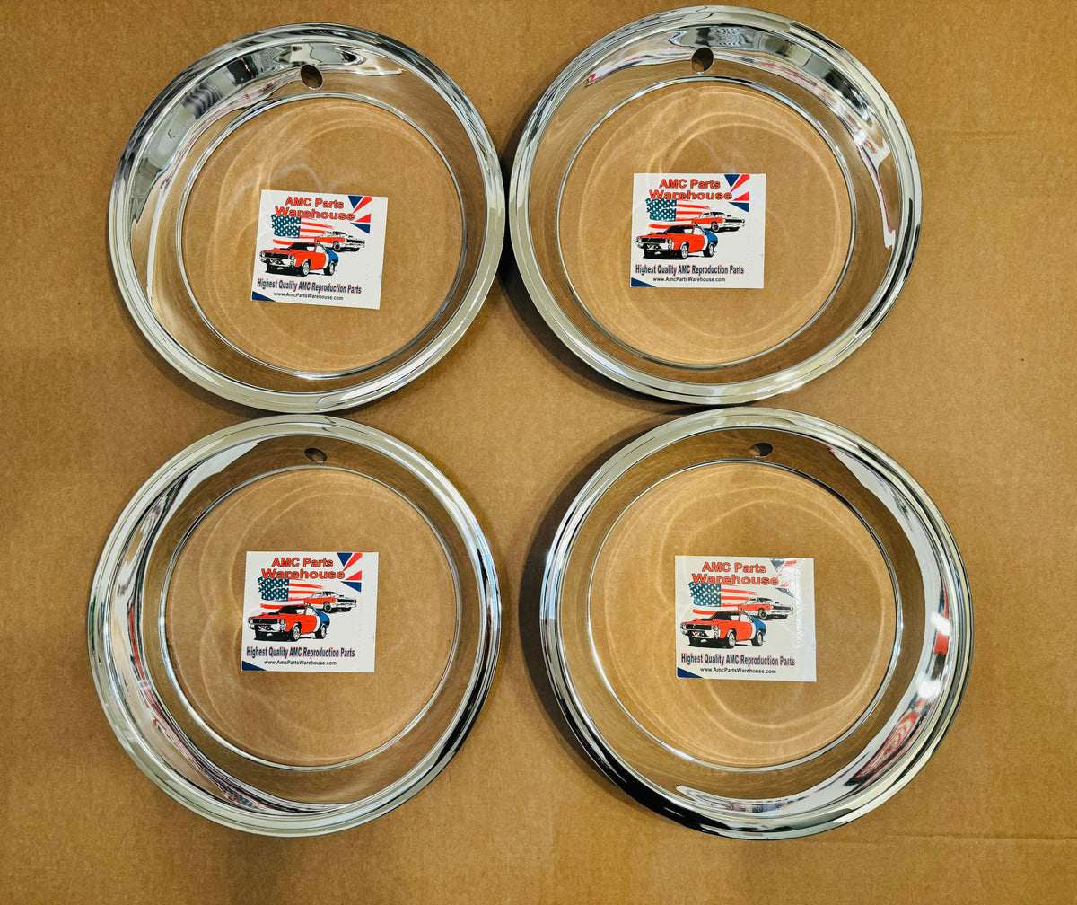 14 Inch AMC Rally Wheel or Magnum 500 Trim Rings set – AMC Parts Warehouse