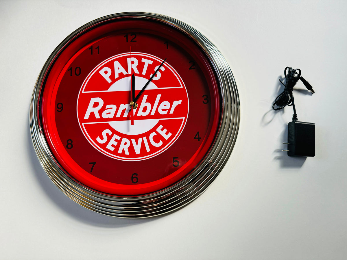 AMC Rambler Neon Clock – AMC Parts Warehouse