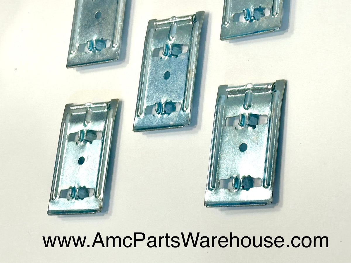 1968-70 AMC AMX, Javelin Lower rocker trim clips set – AMC Parts Warehouse