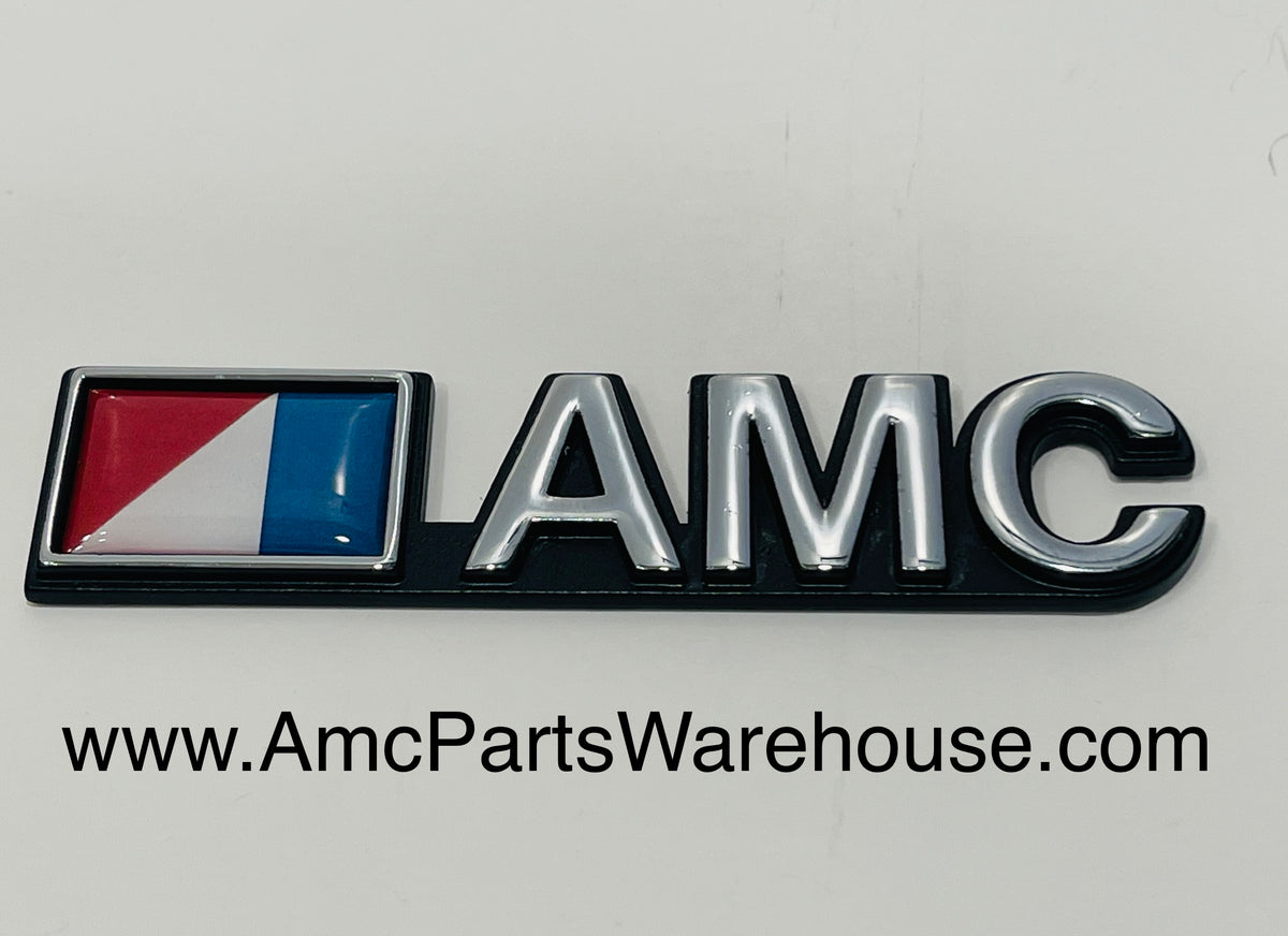 AMC Deck Lid RWB stick on emblem – AMC Parts Warehouse
