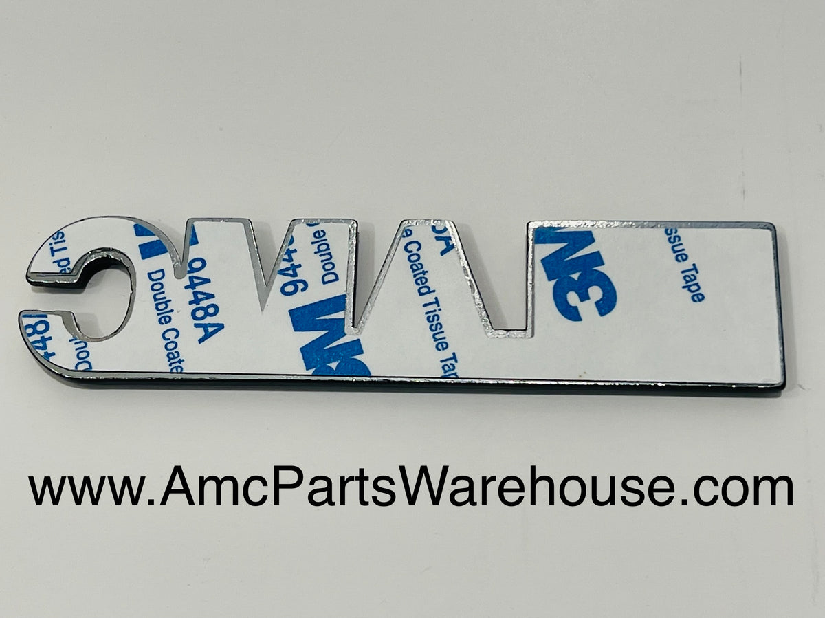 AMC Deck Lid RWB stick on emblem. – AMC Parts Warehouse